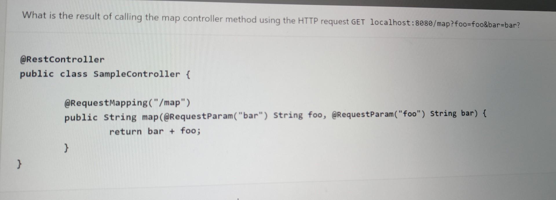 Solved What is the result of calling the map controller | Chegg.com