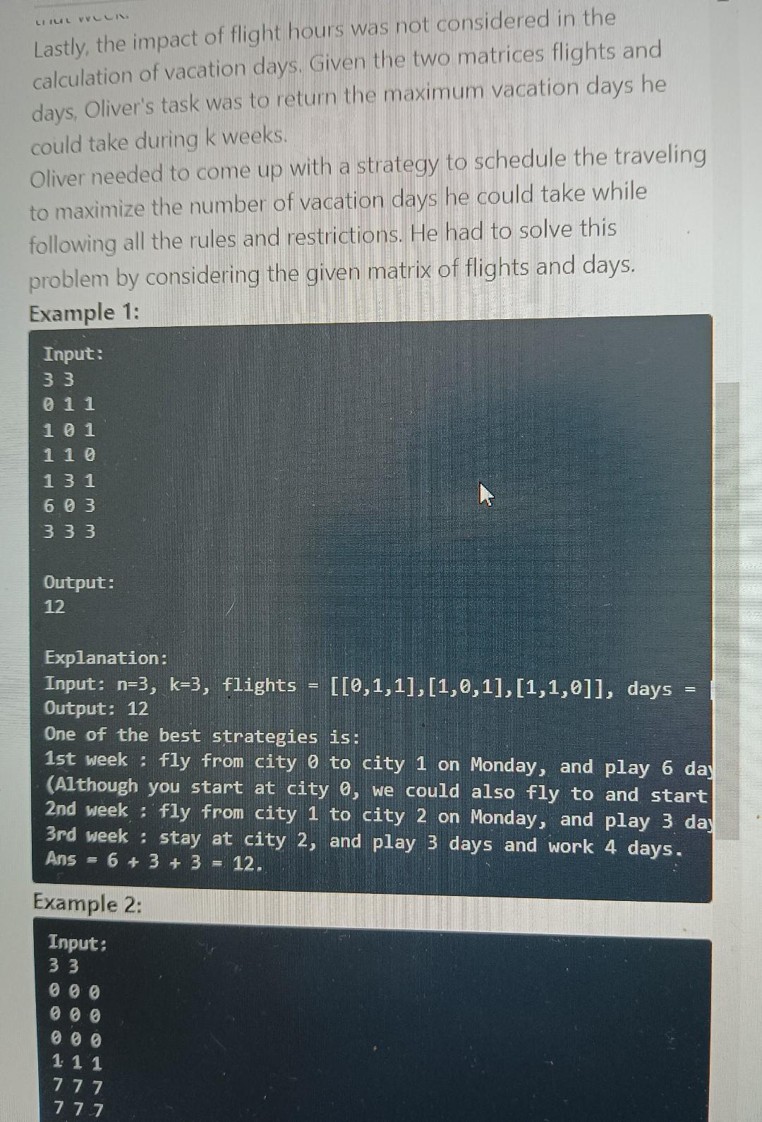 Solved bigbinary-vacations Once upon a time, Oliver was | Chegg.com