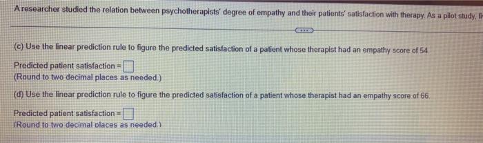 (a) Determine the linear prediction rule for | Chegg.com