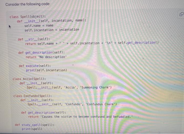 Solved what are the parent and child classes?what does the | Chegg.com