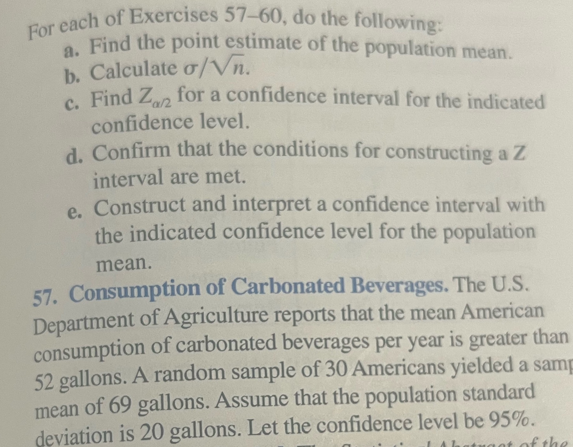 Solved For each of Exercises 57-60, ﻿do the following:a. | Chegg.com