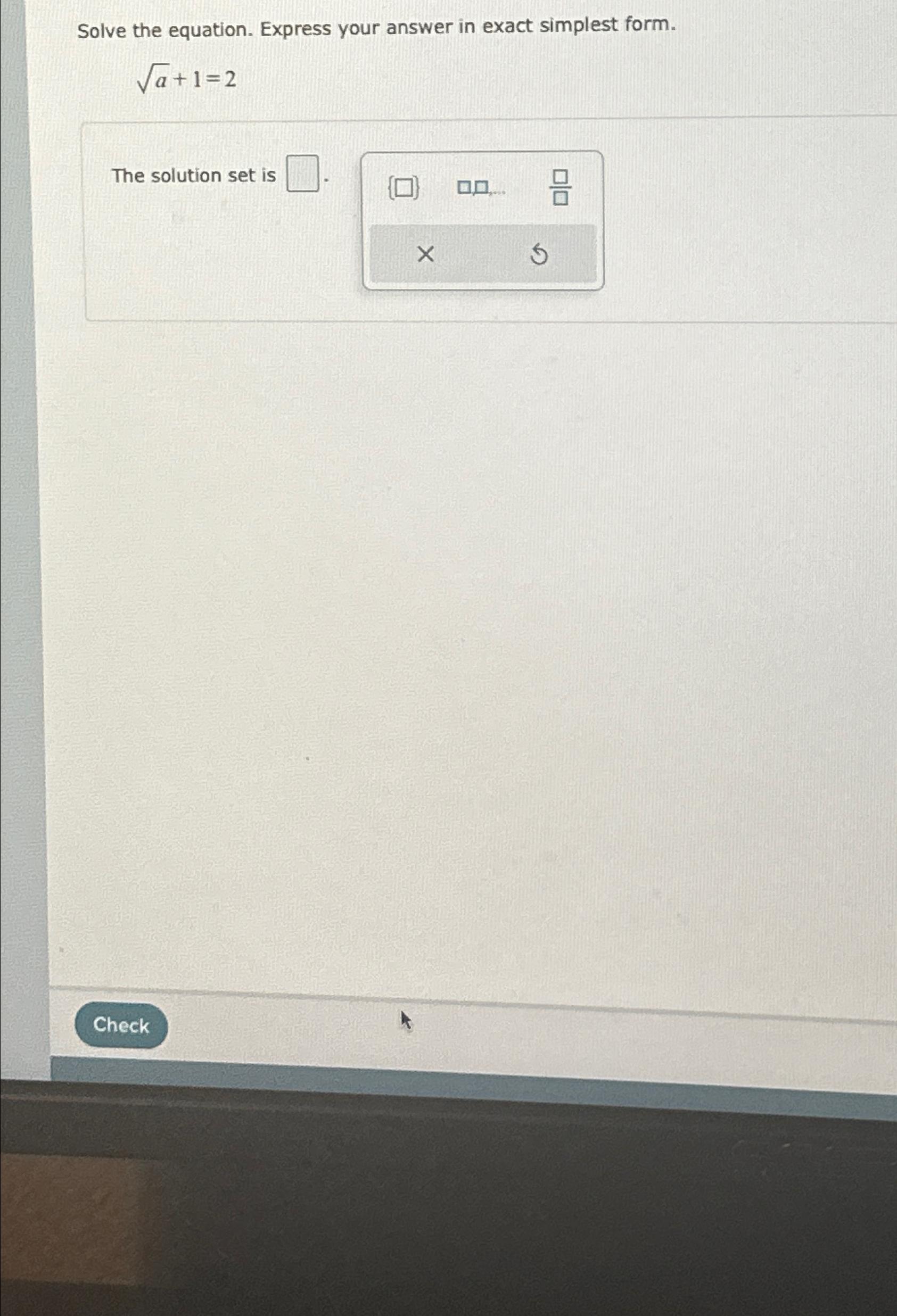 Solved Solve the equation. Express your answer in exact | Chegg.com