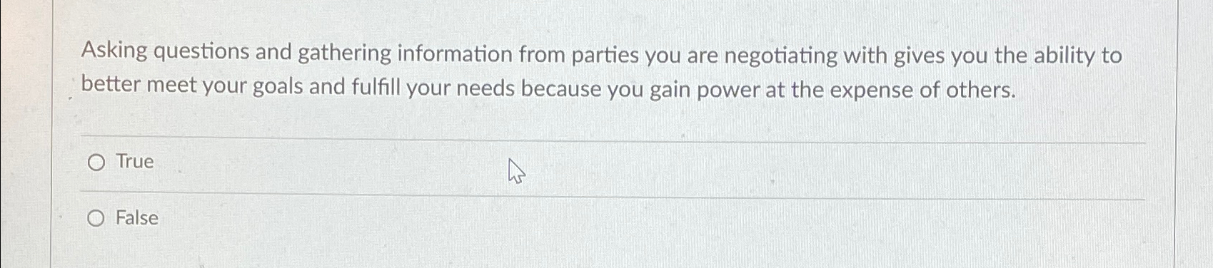 Solved Asking questions and gathering information from | Chegg.com