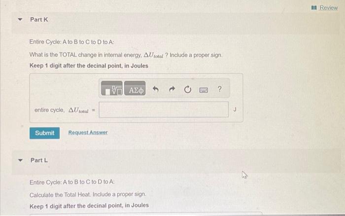 Cyclic Thermal Process - First Law of Thermodyna | Chegg.com