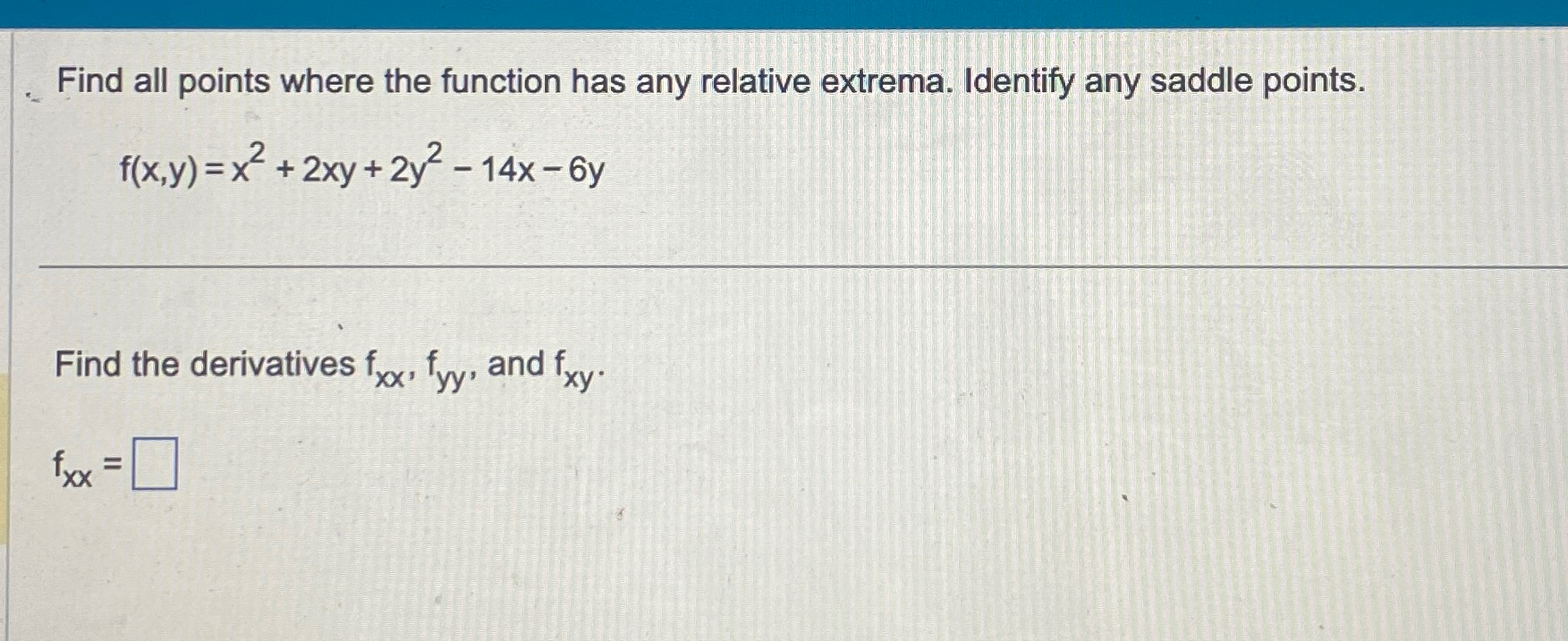 Solved Find all points where the function has any relative | Chegg.com