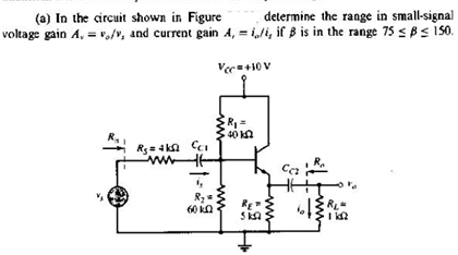 Solved In the circuit shown in Figure determine the range in | Chegg.com