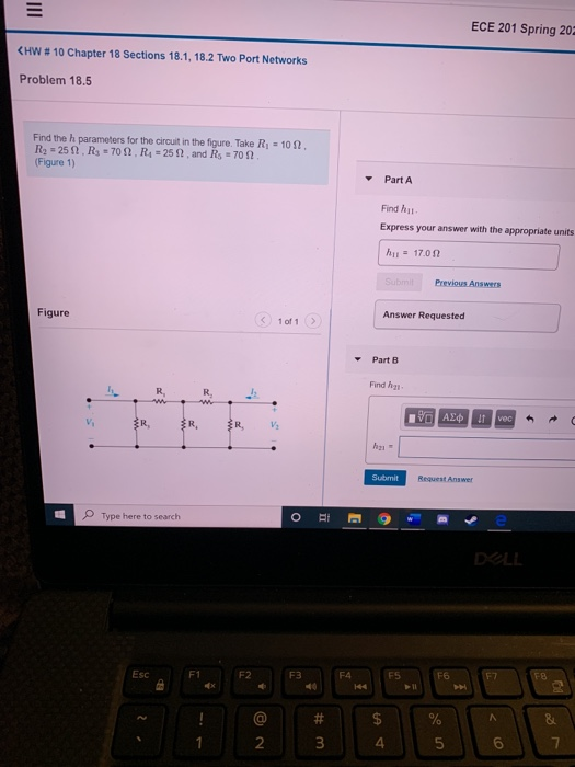 Solved ECE 201 Spring 20. | Chegg.com