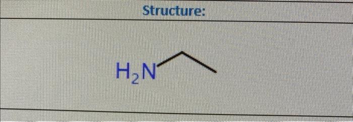 Solved Structure: H2N | Chegg.com