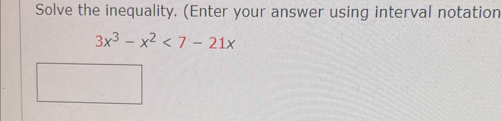 Solved Solve The Inequality Enter Your Answer Using 2978