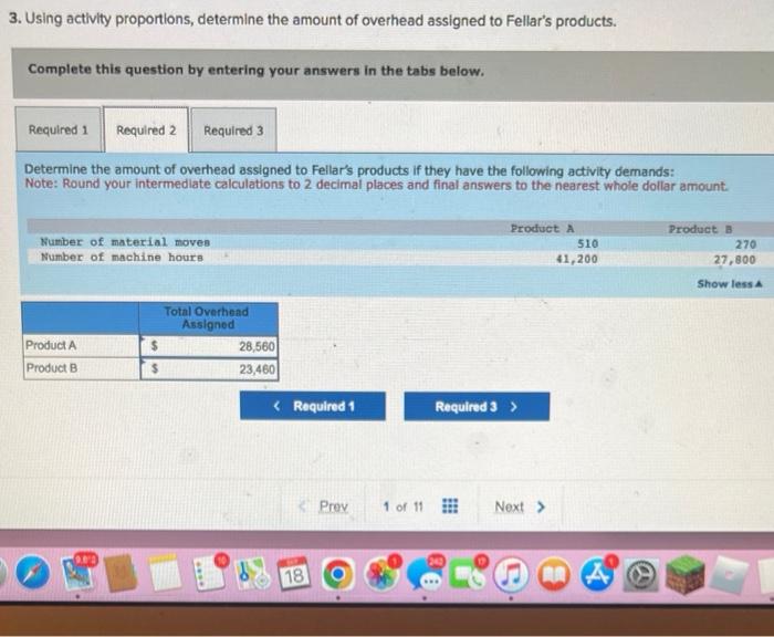 Solved 1. Calculate the activity rate for each activity | Chegg.com