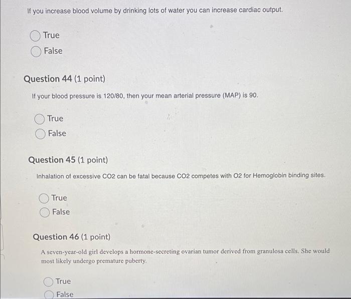 Solved If you increase blood volume by drinking lots of | Chegg.com