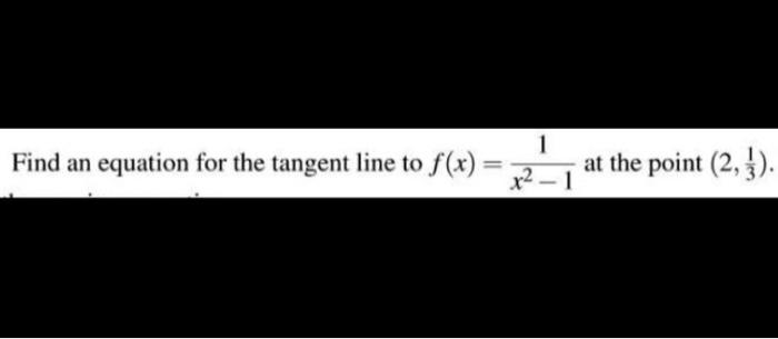 Solved Find an equation for the tangent line to the function | Chegg.com