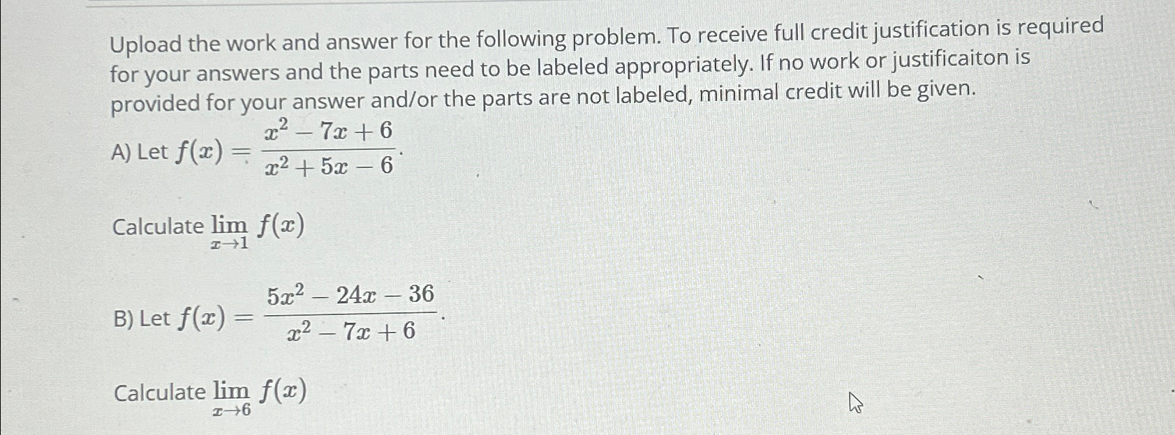 Solved Upload the work and answer for the following problem. | Chegg.com