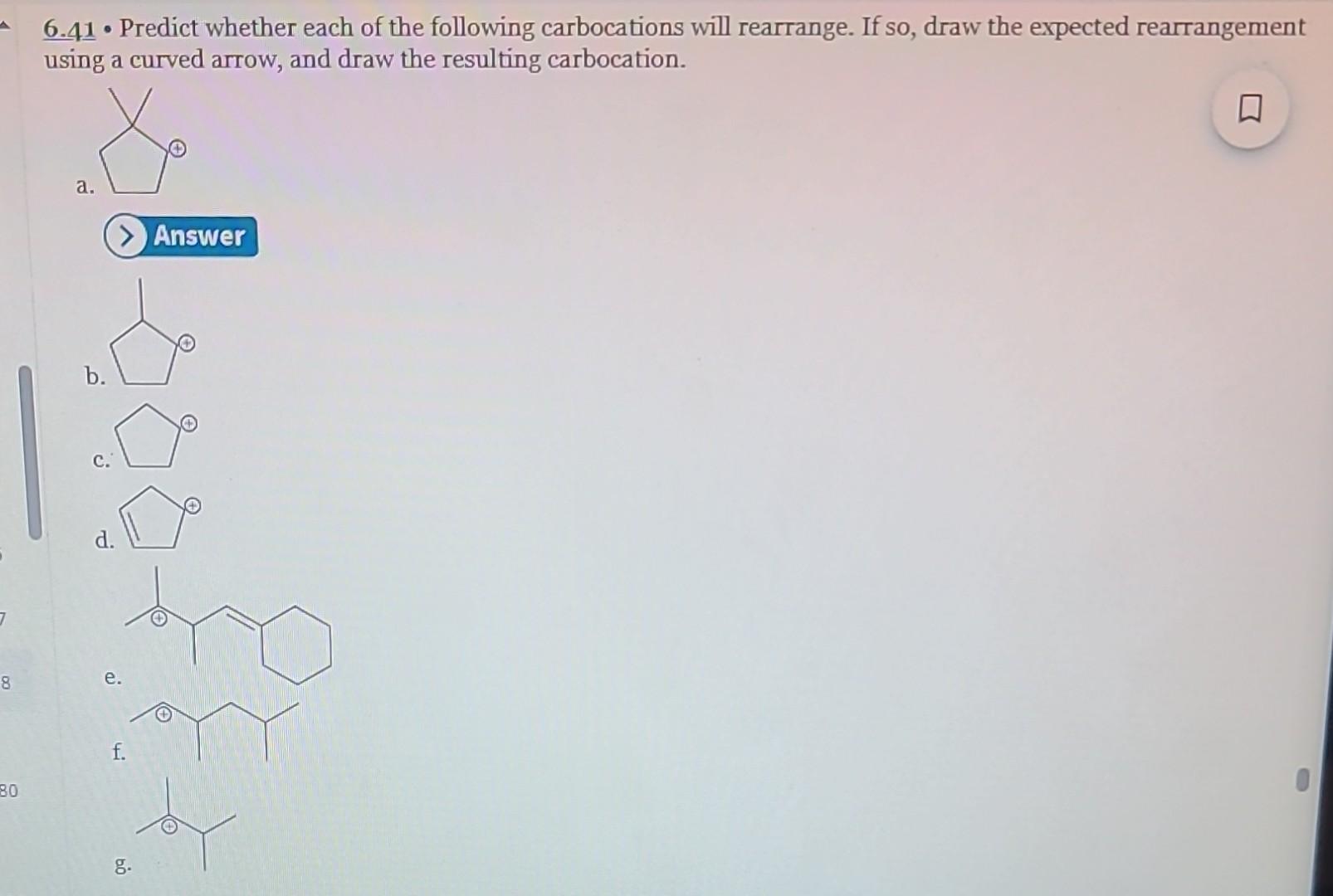 Solved 6.41 - Predict whether each of the following | Chegg.com