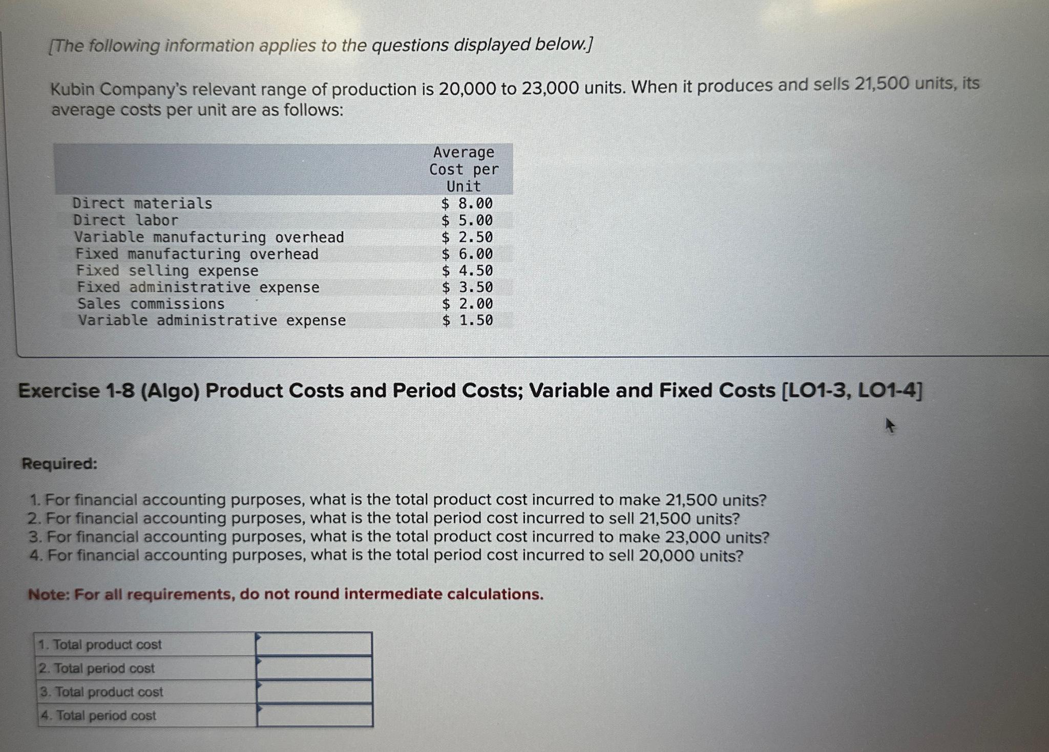 [The following information applies to the questions | Chegg.com