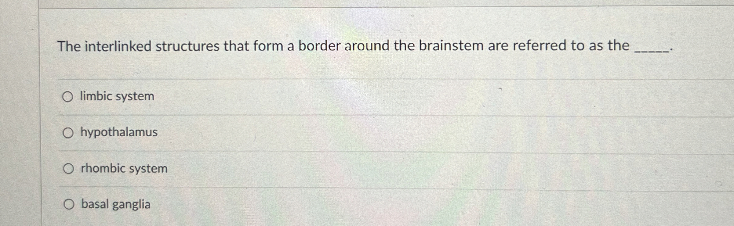 Solved The interlinked structures that form a border around | Chegg.com