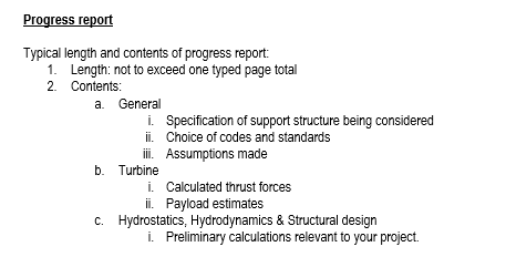 write a Progress report Typical length and contents | Chegg.com