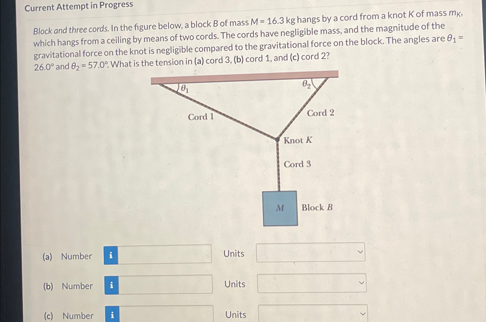 Solved Current Attempt in ProgressBlock and three cords. In | Chegg.com