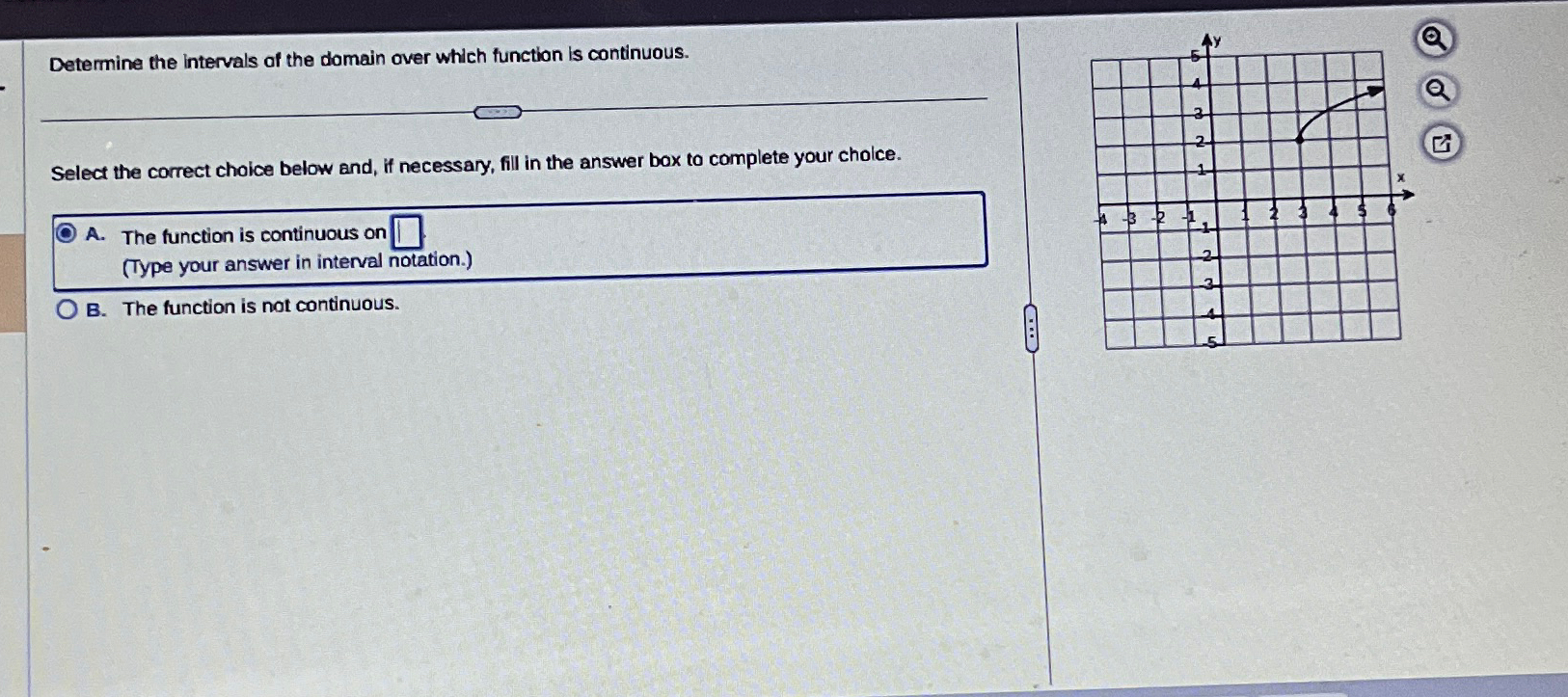 Solved Determine the intervals of the domain over which | Chegg.com