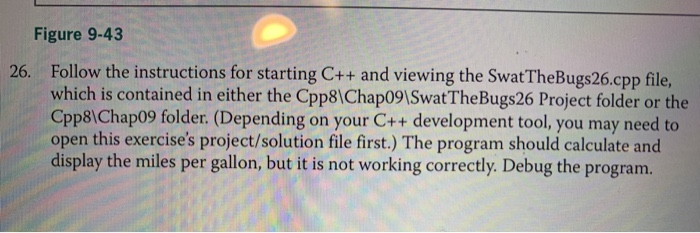 Solved Figure 9-43 26. Follow the instructions for starting | Chegg.com