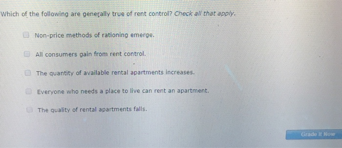 Solved 3. The effects of rent control Suppose the following | Chegg.com