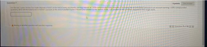 Solved 7,2 For the last 2 years Homer has made deposit of | Chegg.com