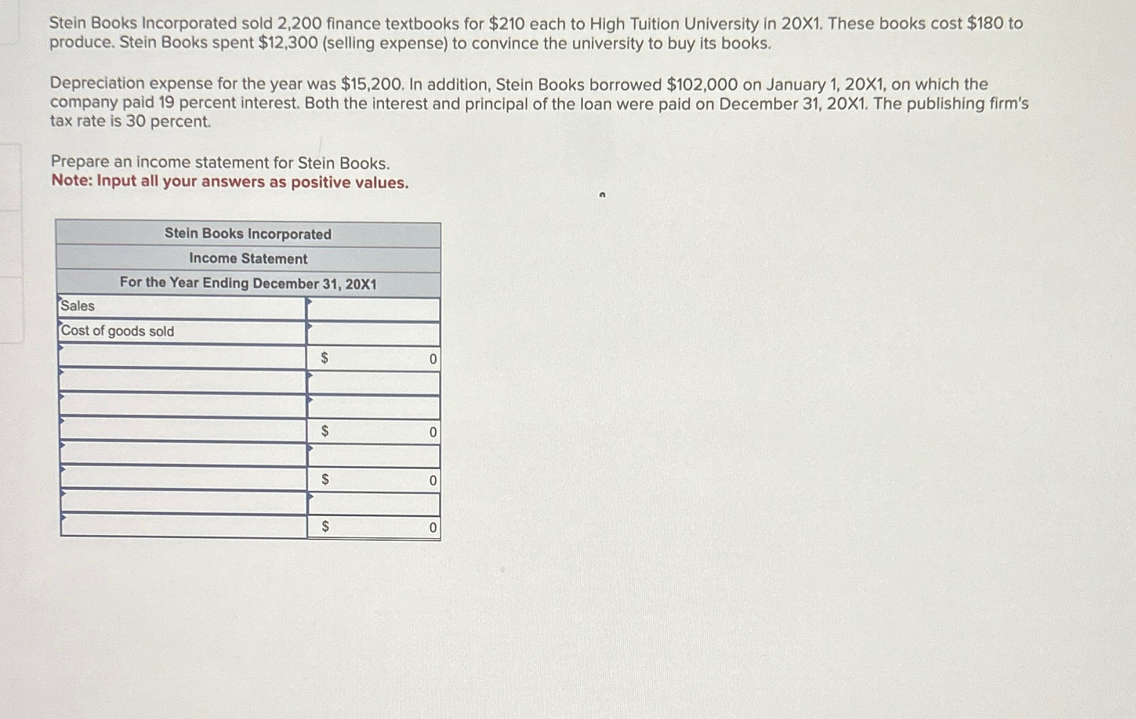 Solved Stein Books Incorporated sold 2,200 ﻿finance | Chegg.com