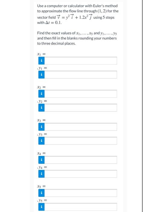 Solved Use a computer or calculator with Euler's method to | Chegg.com