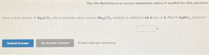 Solved Use the References to access important values if | Chegg.com