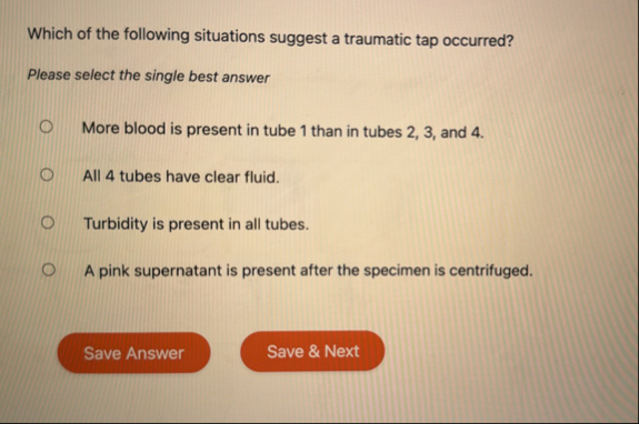 Solved Which of the following situations suggest a traumatic | Chegg.com