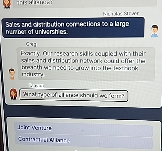 Solved this alliance?Nicholas StoverSales and distribution | Chegg.com