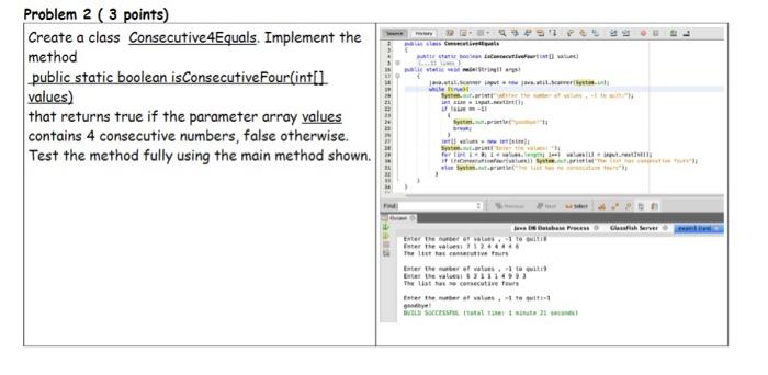 Solved I need it done in 2 hours Asap in JAVA problem 1 is | Chegg.com