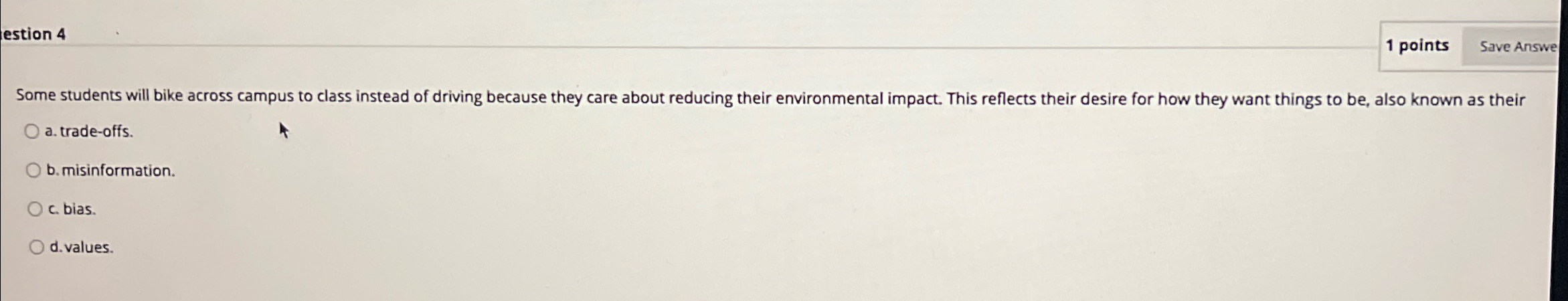 Solved Some students will bike across campus to class | Chegg.com