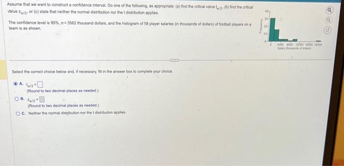 Solved Assume that we want to construct a confidence | Chegg.com