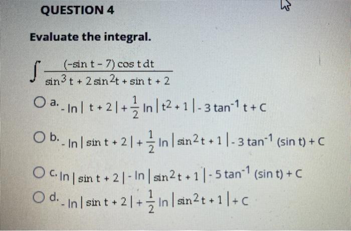 Solved Evaluate the integral. | Chegg.com
