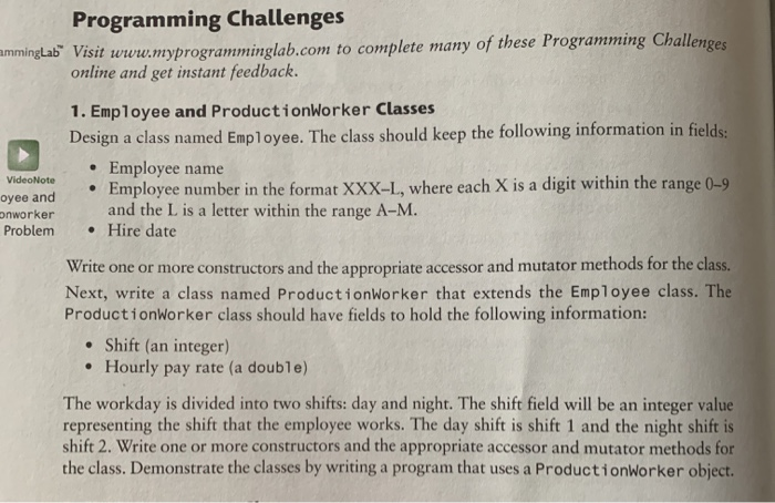 Solved need this programed in java, need the name of class | Chegg.com