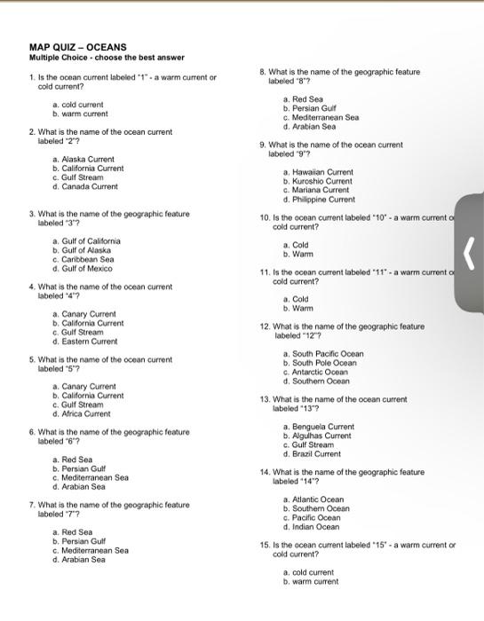 Solved Map of the World's Major Eastern and Western | Chegg.com