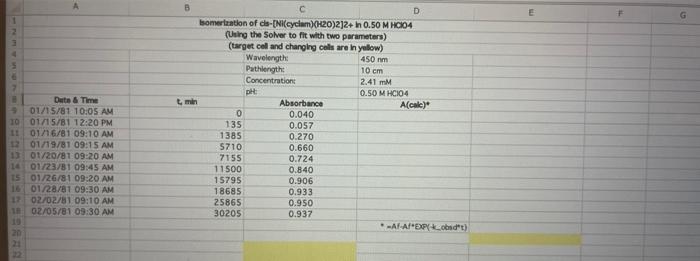 solve using EXCEL SOLVER , show to do everything on | Chegg.com