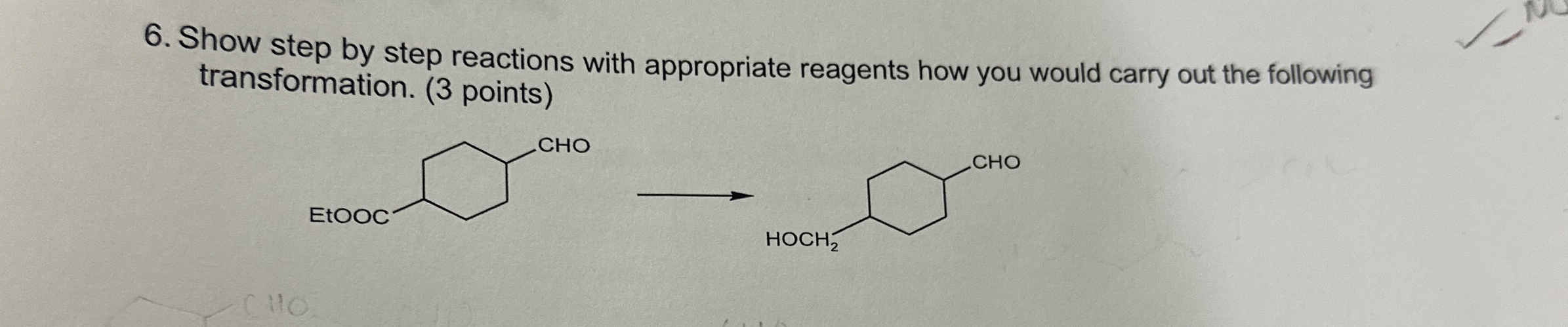 Solved Show step by step reactions with appropriate reagents | Chegg.com