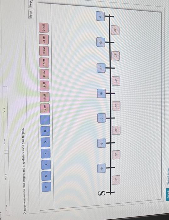 Solved A series of two-point crosses produced the following | Chegg.com