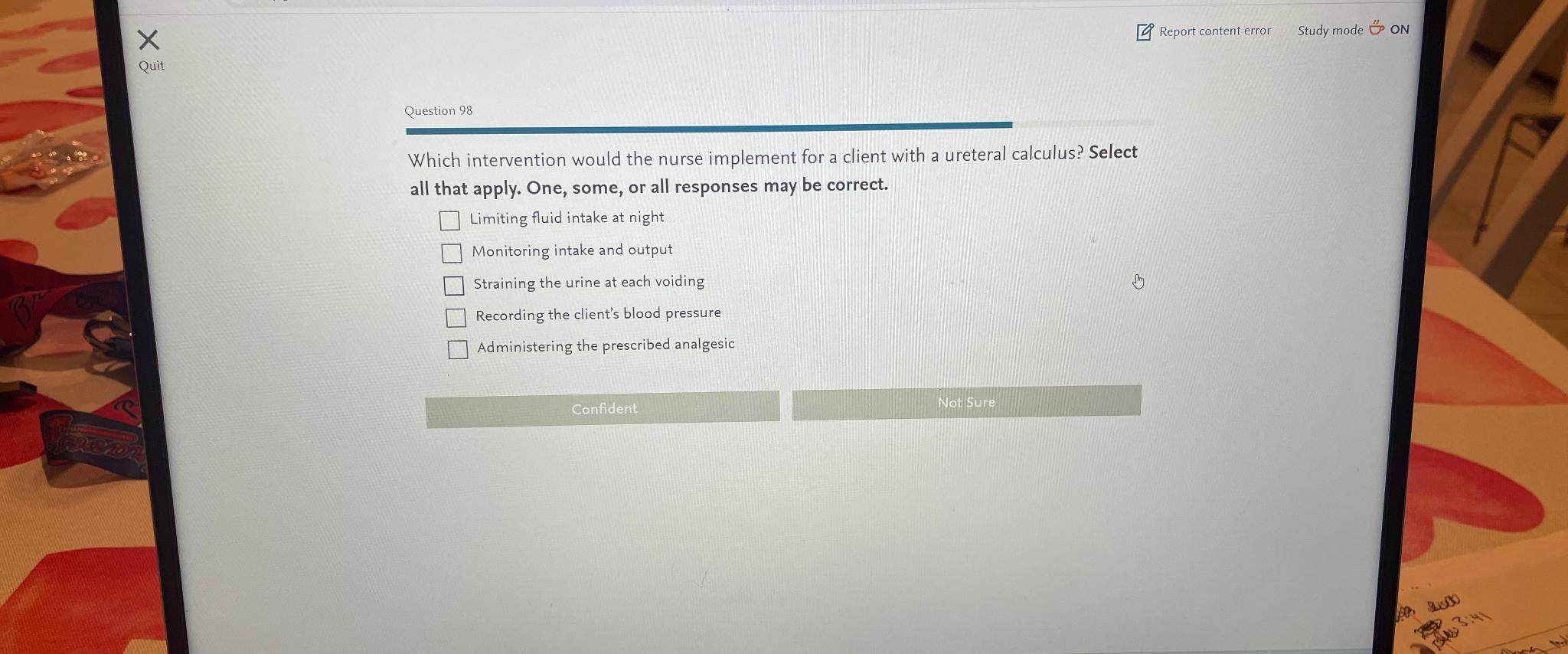 Solved Report content errorStudy mode :' ﻿ONQuitQuestion | Chegg.com