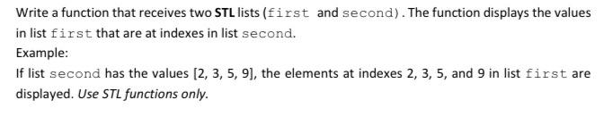 Solved IN C++ Display.cpp Write a function that receives two | Chegg.com