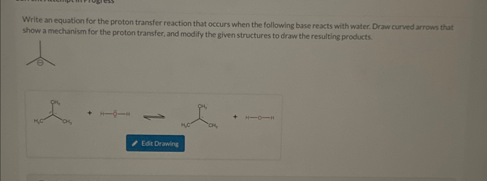 Solved Write An Equation For The Proton Transfer Reaction