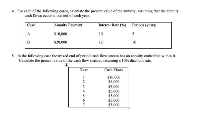 Solved Paste each table below into Excel and put the | Chegg.com