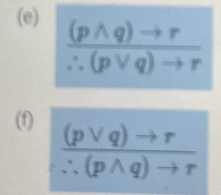 Solved Indicate whether the argument is valid or invalid. | Chegg.com
