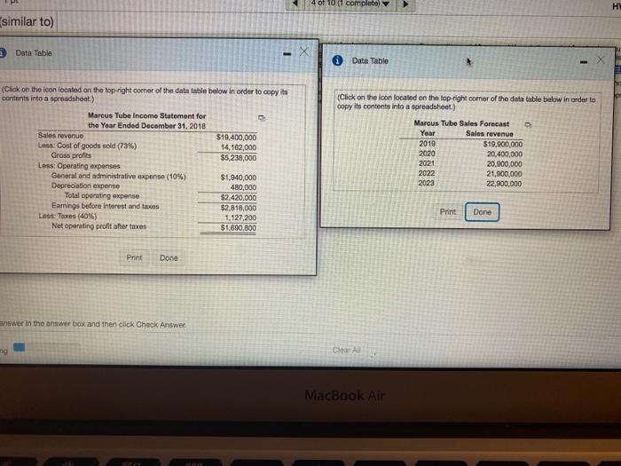 Solved Please answer all parts in excel. thank you | Chegg.com