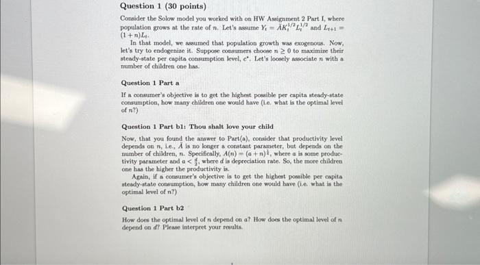 Solved Question 1: Answer all of the sub questions and make | Chegg.com
