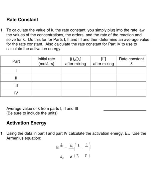 Solved From the data table determine the rate law for | Chegg.com