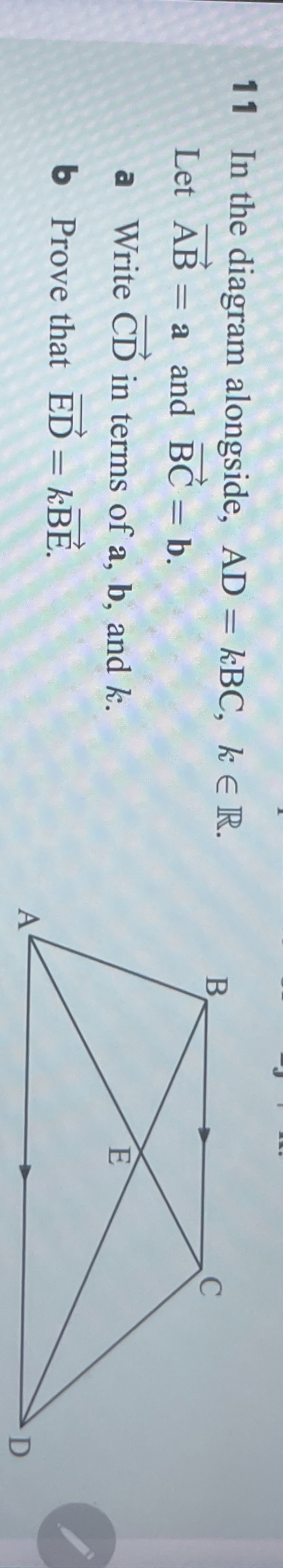 Solved How to solve 11 ﻿In the diagram alongside, | Chegg.com