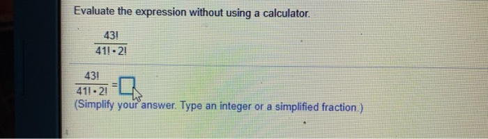 Solved Evaluate the expression without using a calculator. | Chegg.com